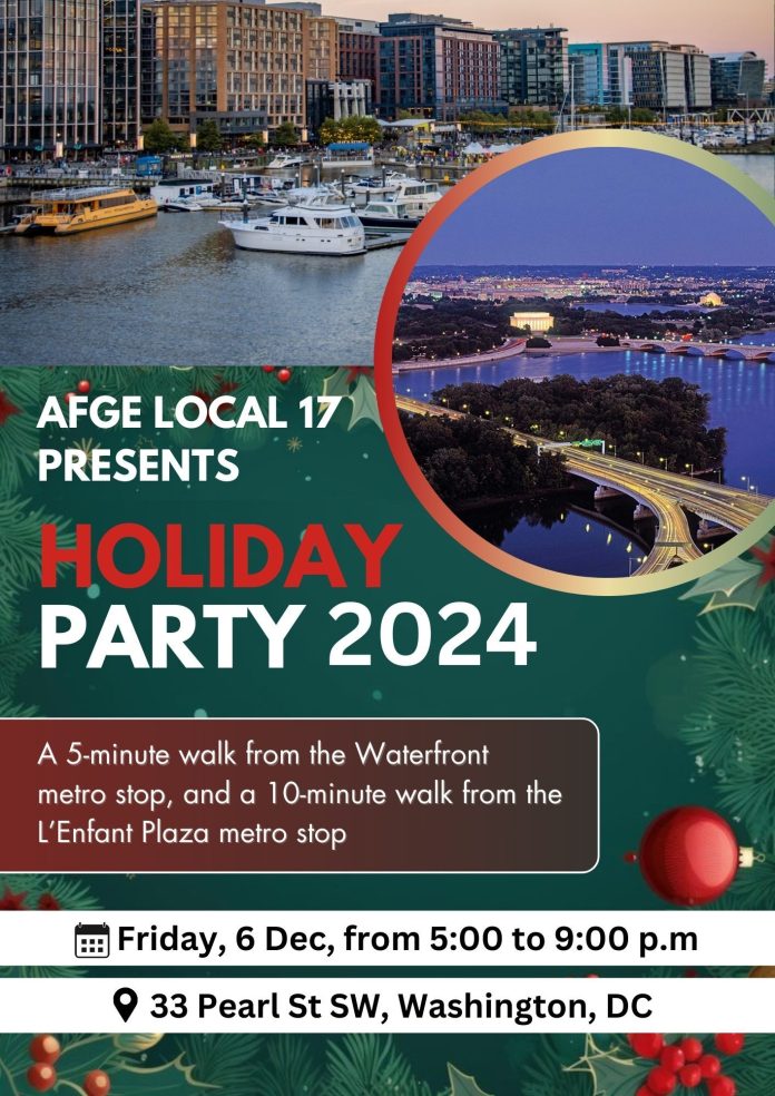 AFGE Local 17 Holiday Party 2024 | Unforgettable Event